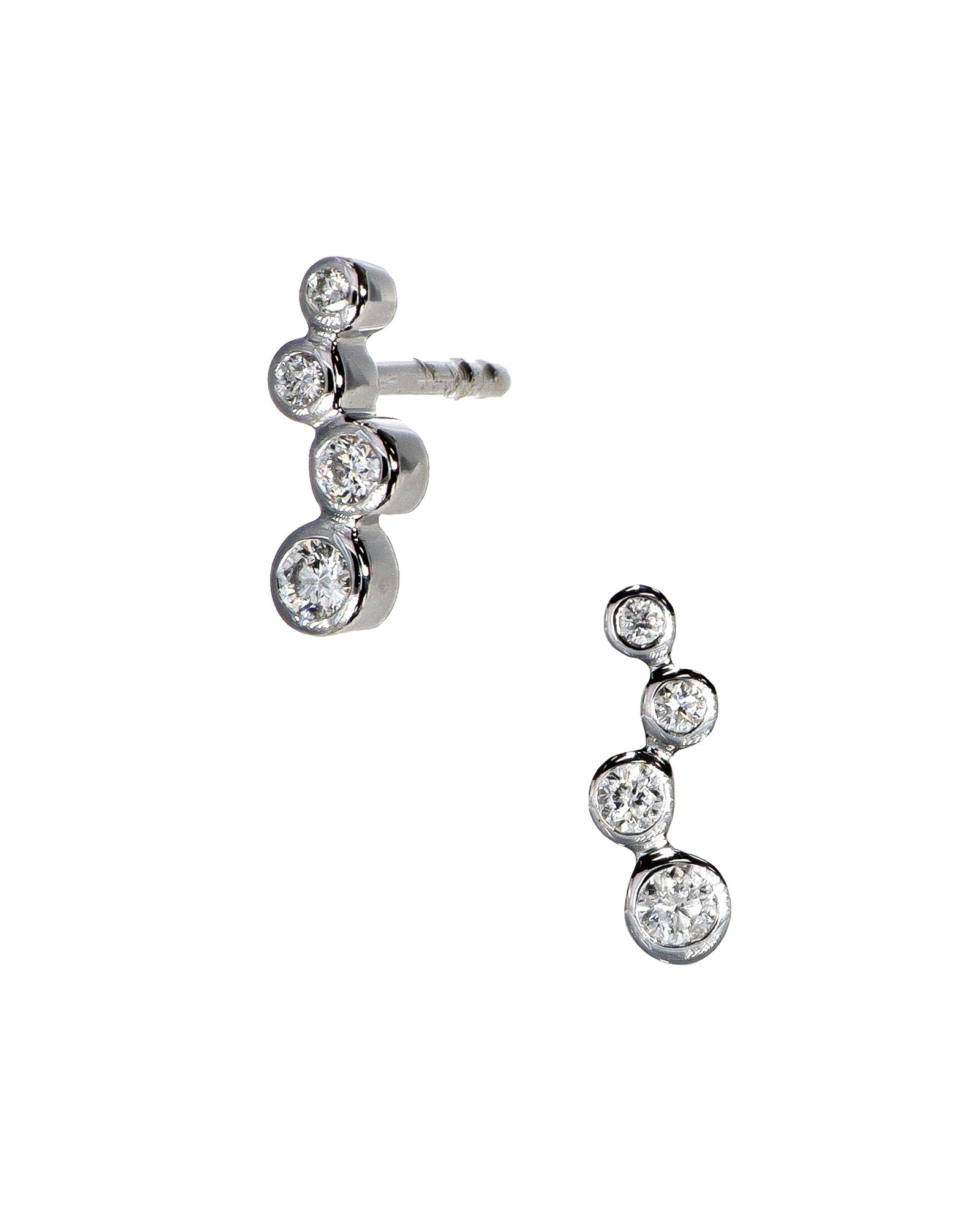 Diamond Bubbles Studs – Green Lake Gallery