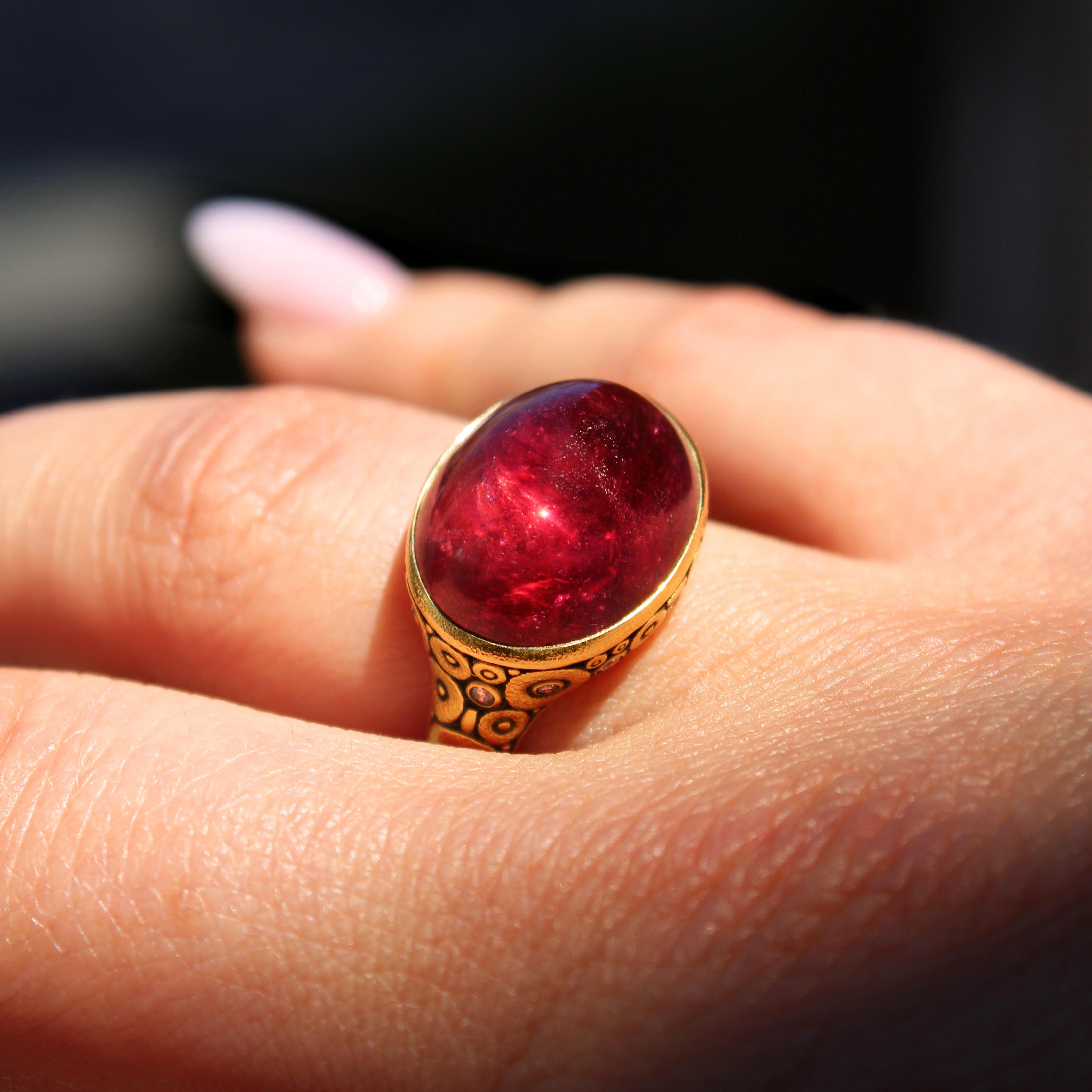 Designer Birthstone, Gemstone, Cocktail & Signet Rings Seattle – Green ...