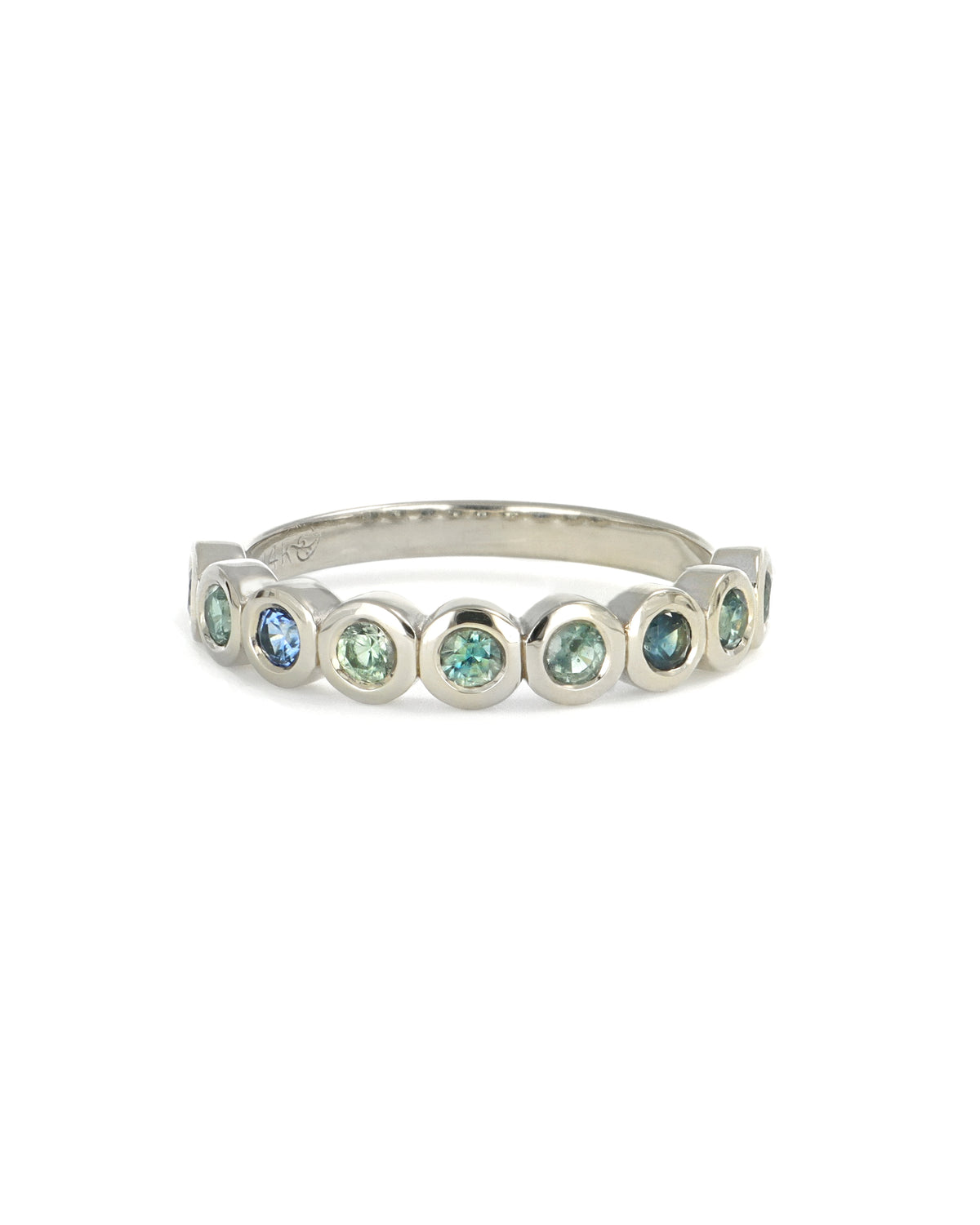 Bezel Set Sapphire Ring – Green Lake Gallery