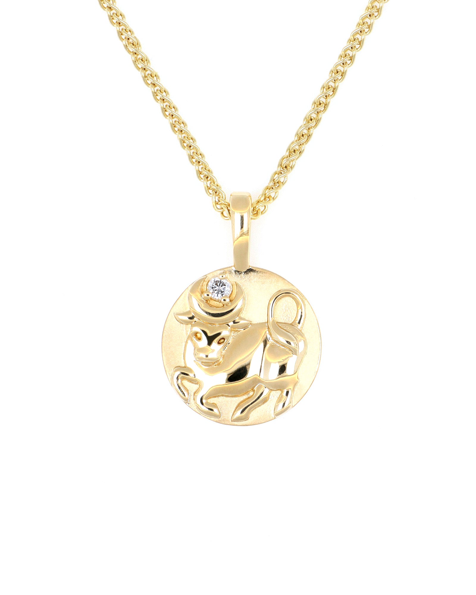 Gold Ox Pendant – Green Lake Gallery
