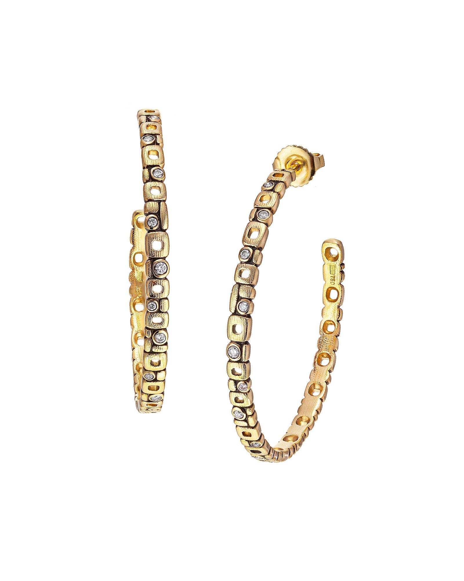 Micro Windows Large hoops – Green Lake Gallery