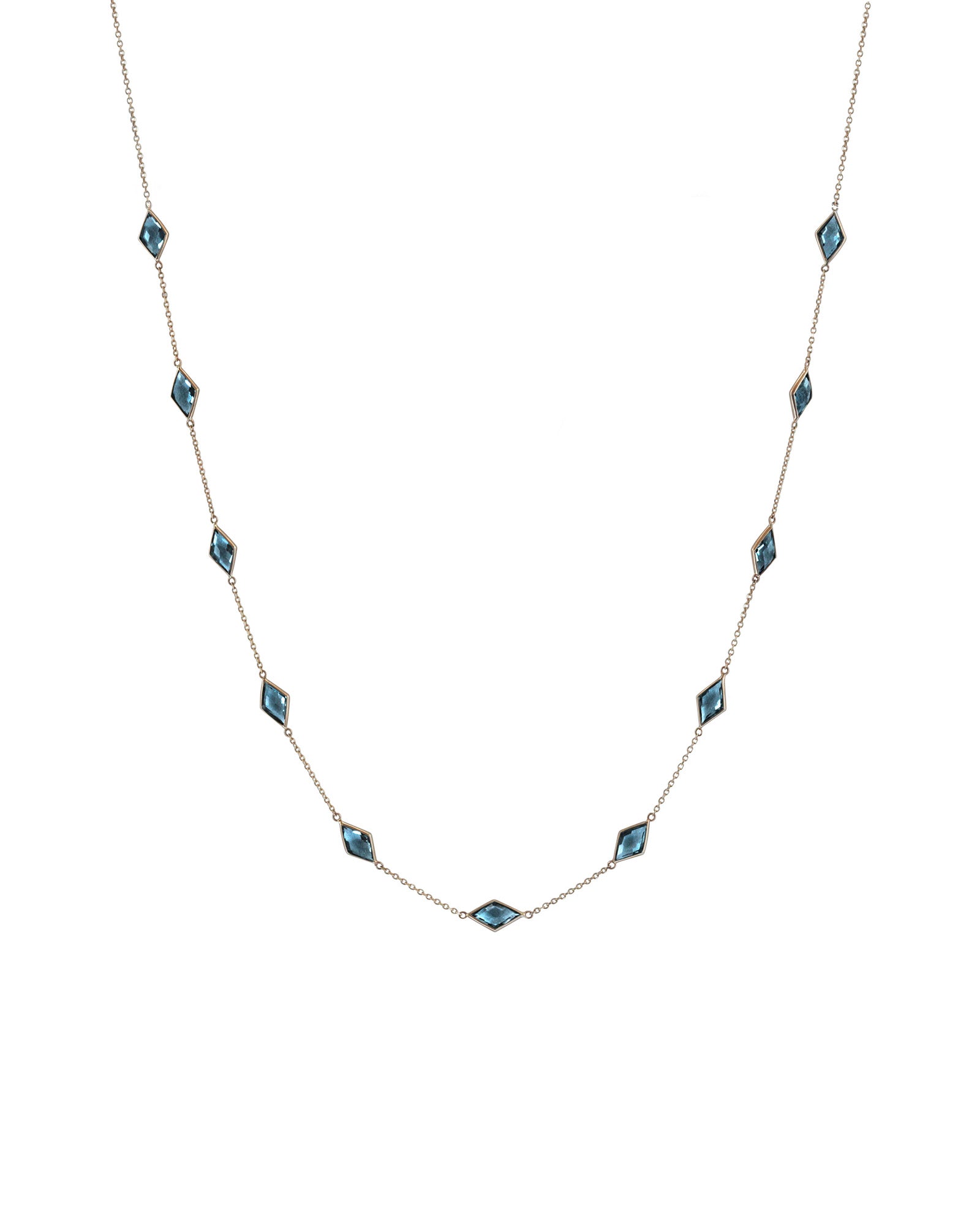 Rhombus Station Necklace – Green Lake Gallery