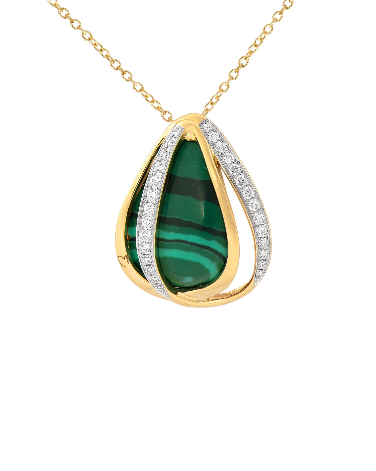 Malachite Pendant – Green Lake Gallery
