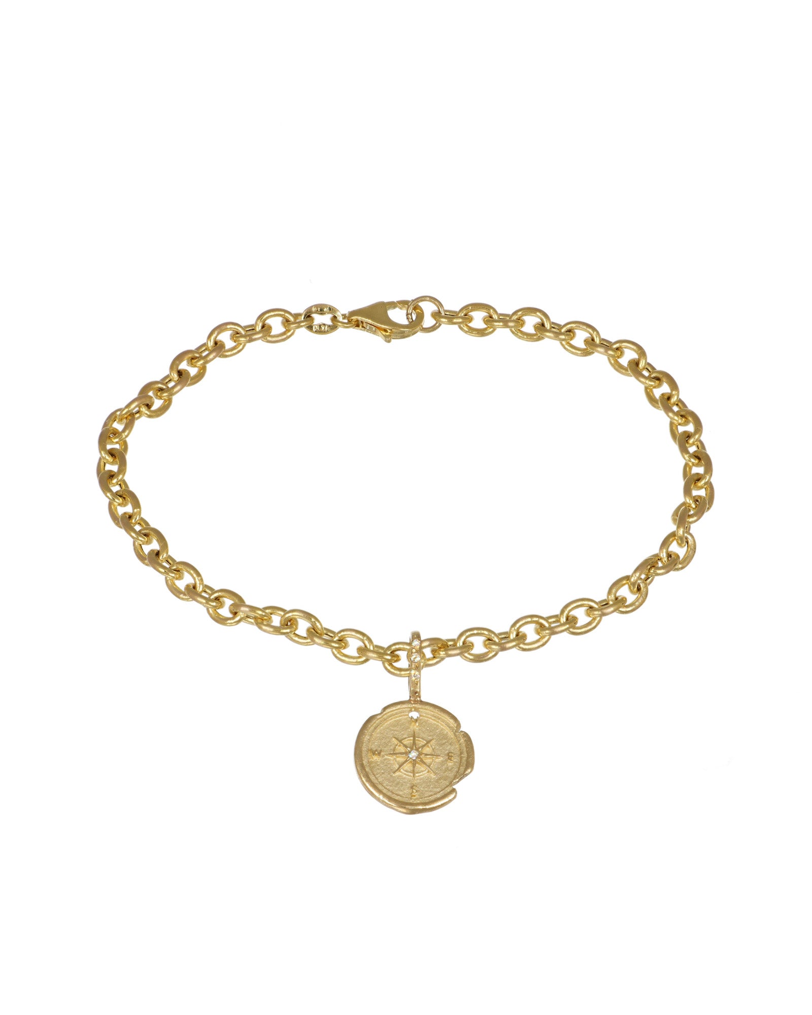 Compass Charm Bracelet – Green Lake Gallery